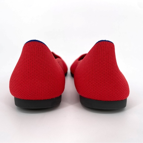 Rothy's | Shoes | Rothys The Point Flame Red Ballet Flat Slip On Shoes ...